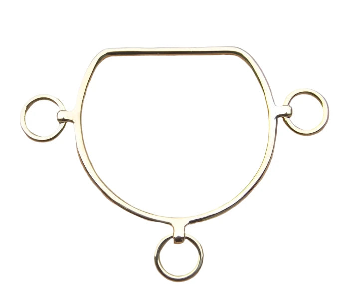 Brass Straight Bar Chifney - Buckley Bits - £28 - TRI Equestrian NI