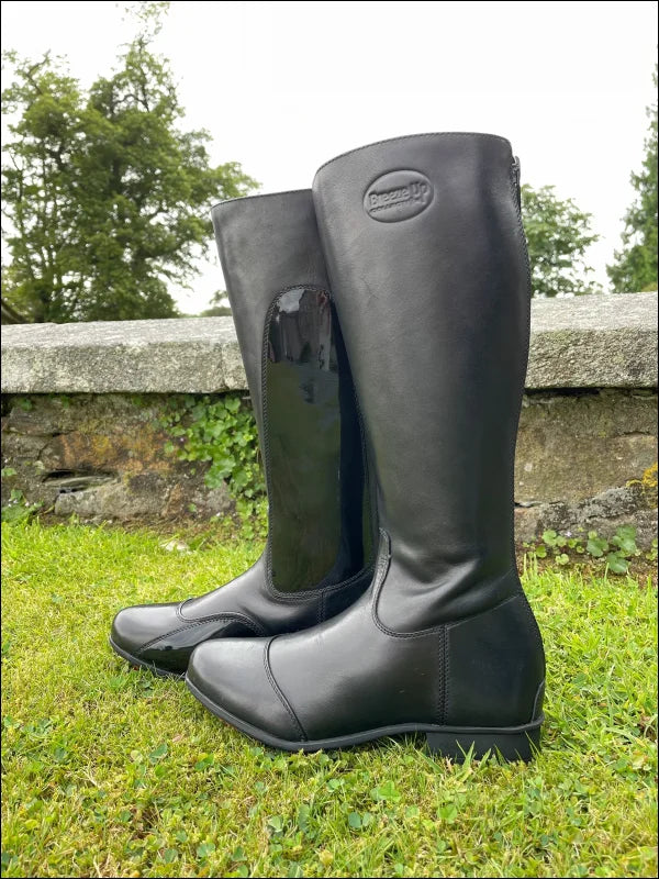 Breeze Up Eclipse Leather Exercise Boot Patent - Black Std Leg - Breeze ...