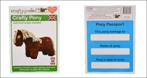 Crafty Ponies Soft Toy Pony - Crafty Ponies - £25 - TRI Equestrian NI
