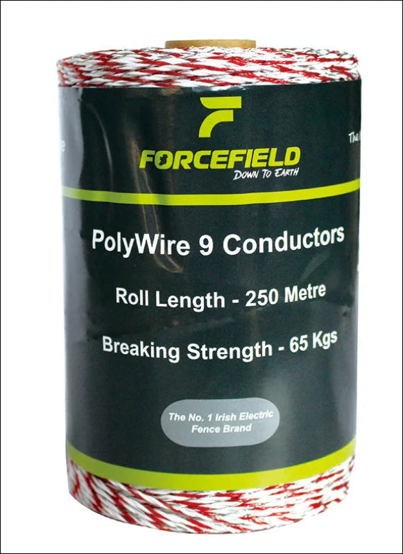 Polywire 9 Conductor 250m Forcefield Ireland TRI Equestrian NI