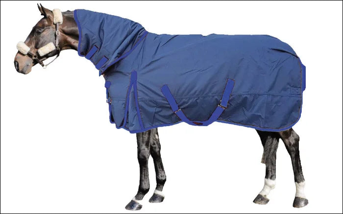 TRI Arkle Full Neck Turnout 100g Navy/Blue - TRI Equestrian - £62.50 ...